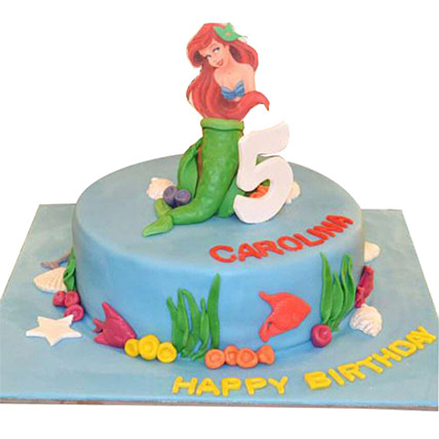 Online Mermaid Princess Cake Gift Delivery in UAE - FNP