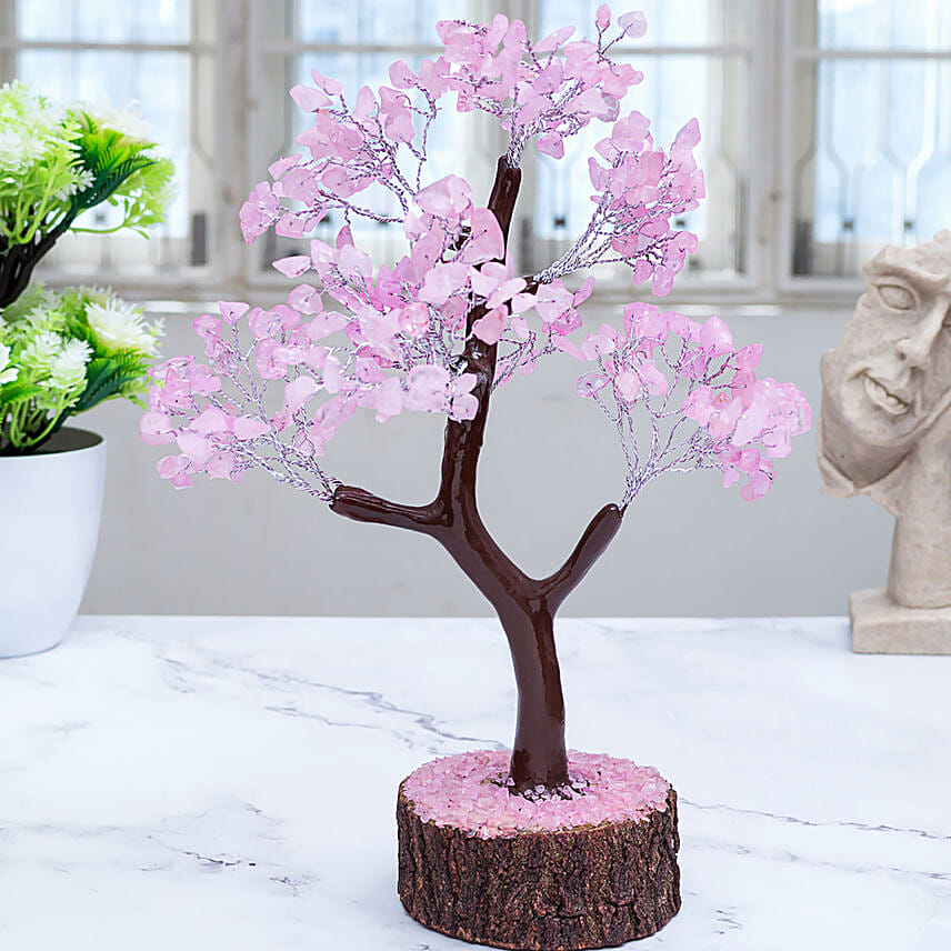 Online Rose Quartz Wish Tree Gift Delivery in UAE - Ferns N Petals
