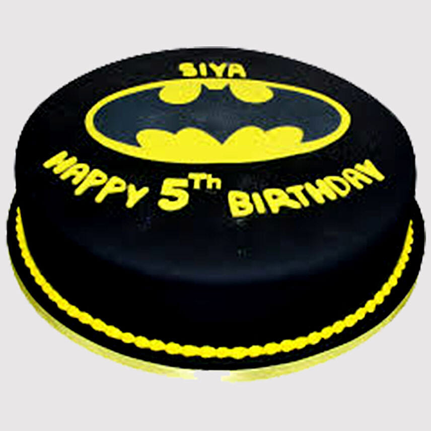Online Batman Birthday Red Velvet Cake Gift Delivery in UAE - FNP