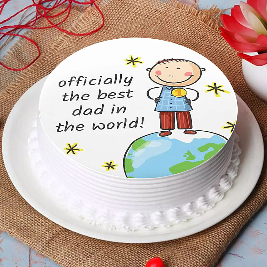 Online Officially Best Dad Cake Gift Delivery in UAE - FNP
