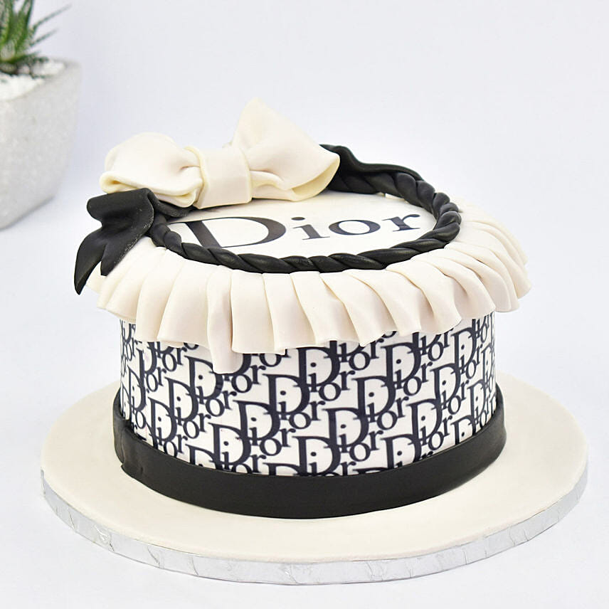 Online Dior Love Designer Chocolate Cake Gift Delivery in UAE - FNP