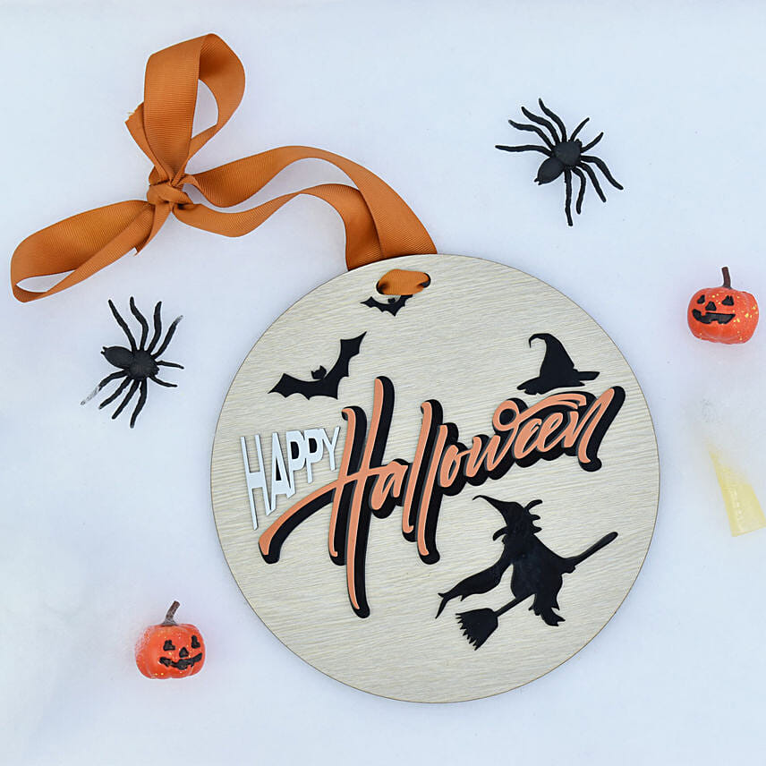 Online Hanging Halloween Plaque Gift Delivery in UAE - FNP