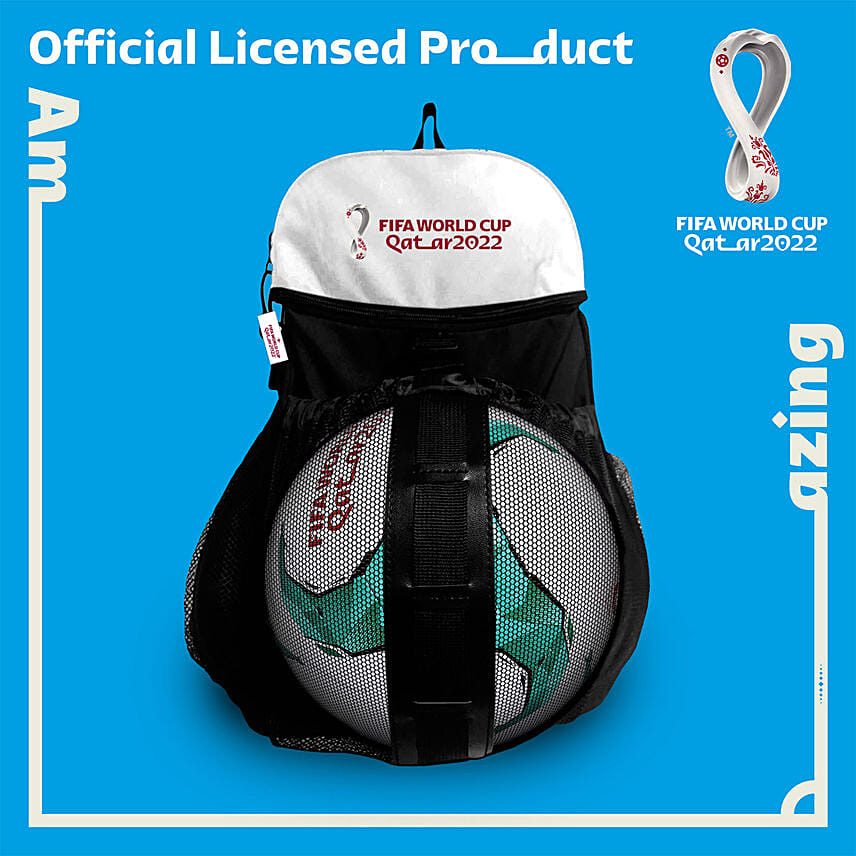 Online Football Holder Sport Bag White Gift Delivery in UAE - FNP