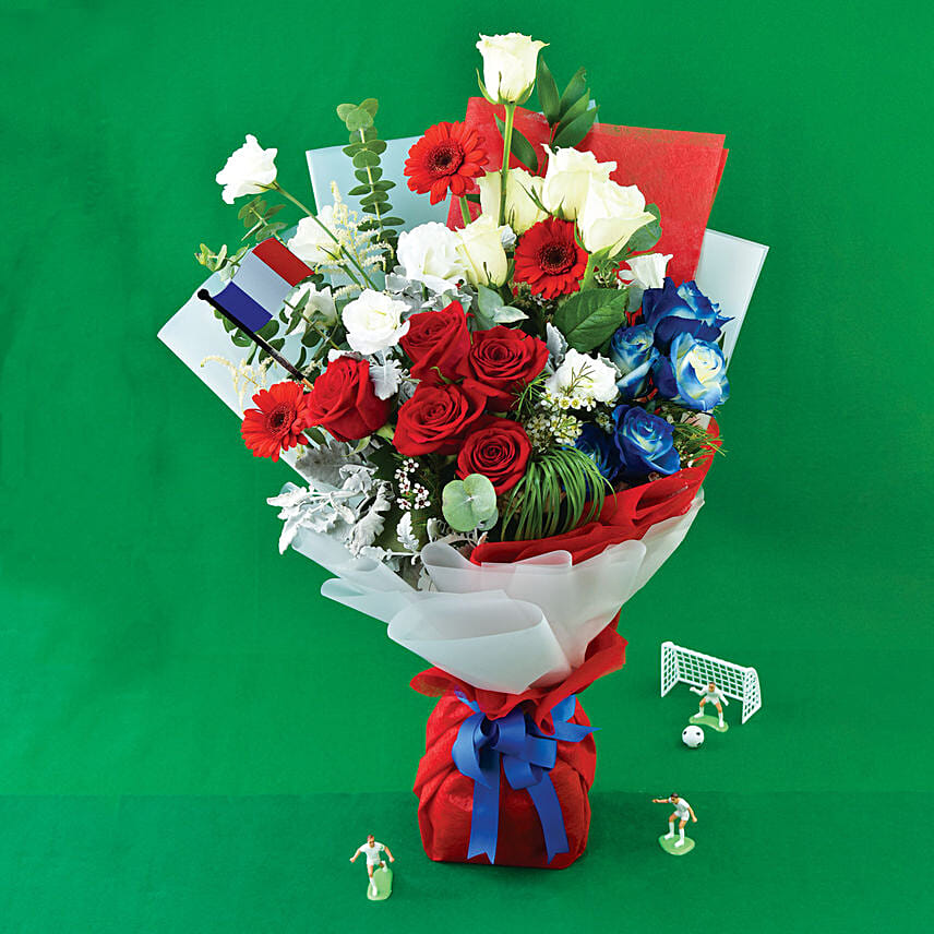 Online France Theme Flower Bouquet Gift Delivery in UAE - FNP