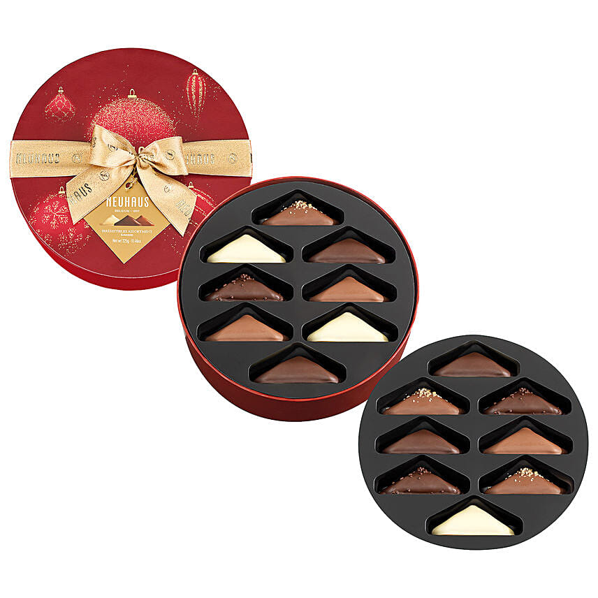 Online Round Box Irresistibles 16 Chocolates by Neuhaus Gift Delivery ...