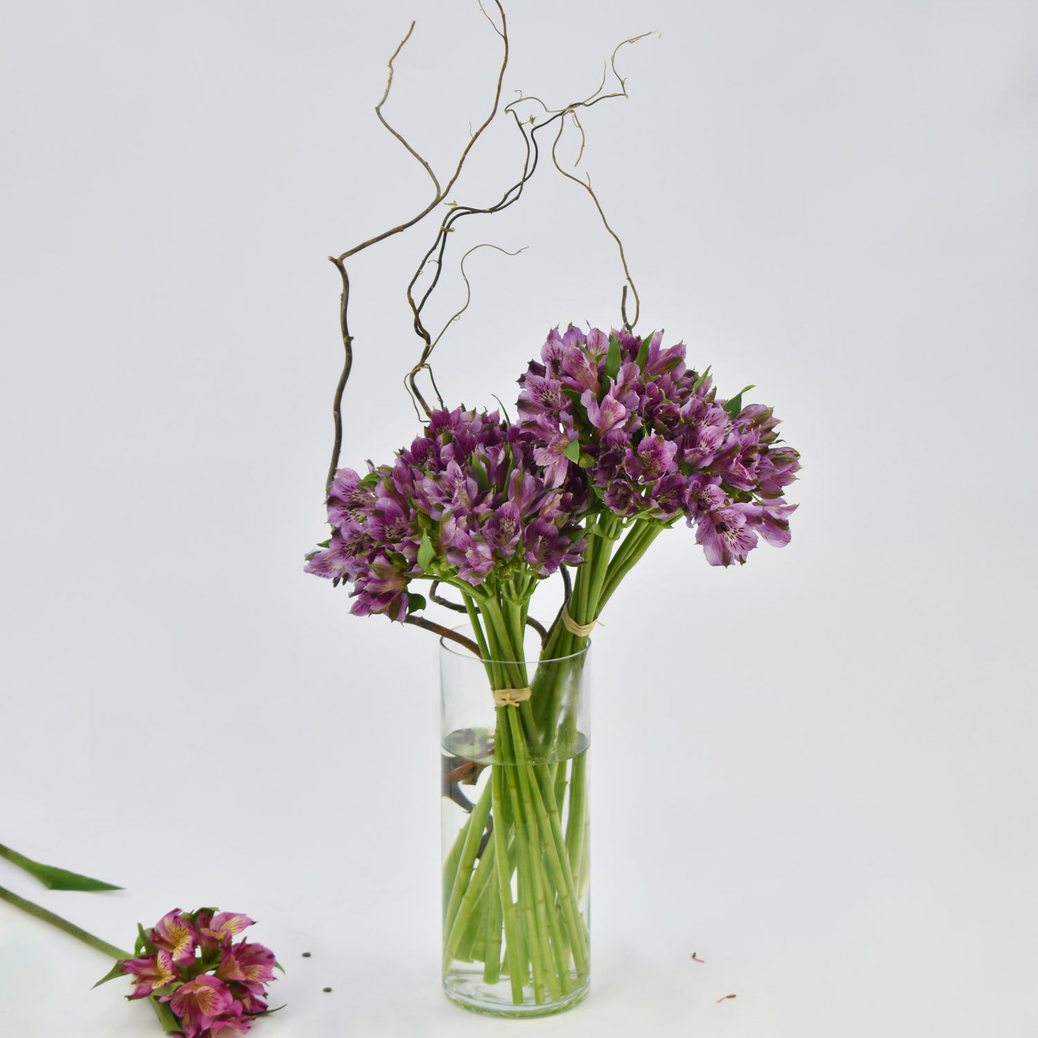 Online Purple Peruvian Lilies arrangement Gift Delivery in Qatar - FNP
