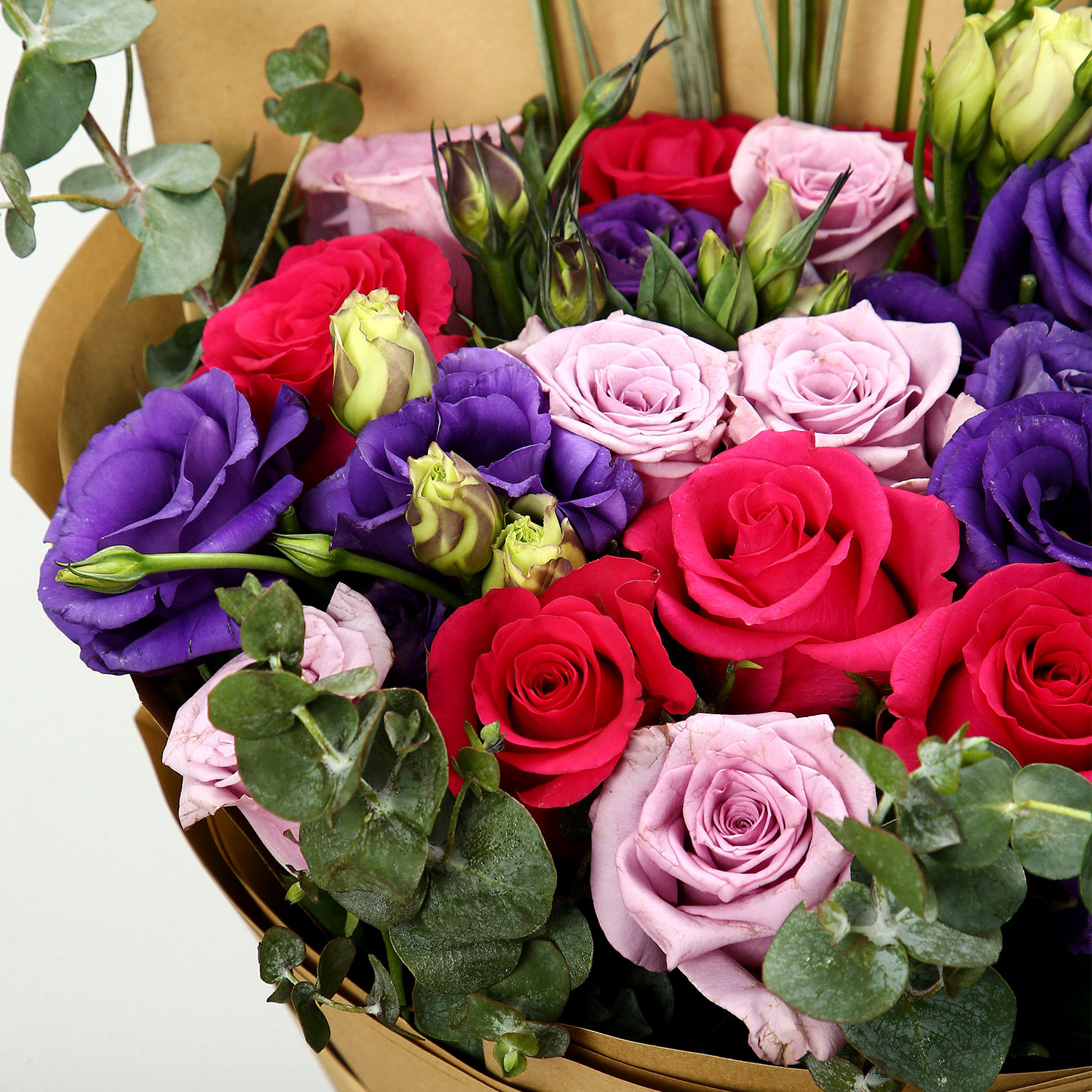 Online Purple and Pink Roses Bouquet Gift Delivery in UAE - Ferns N Petals