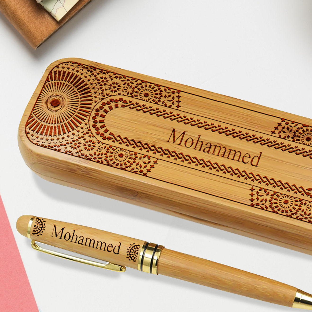 Online Engraved Wooden Pen With Box Gift Delivery in UAE - FNP